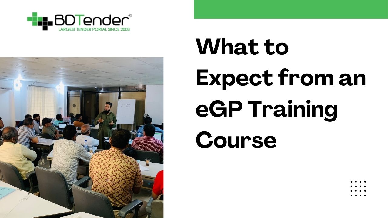 eGP Training for Skills & Success in Govt Tenders - BDTender Blog