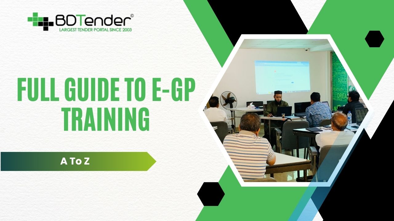 Full Guide to e-GP Training in Bangladesh