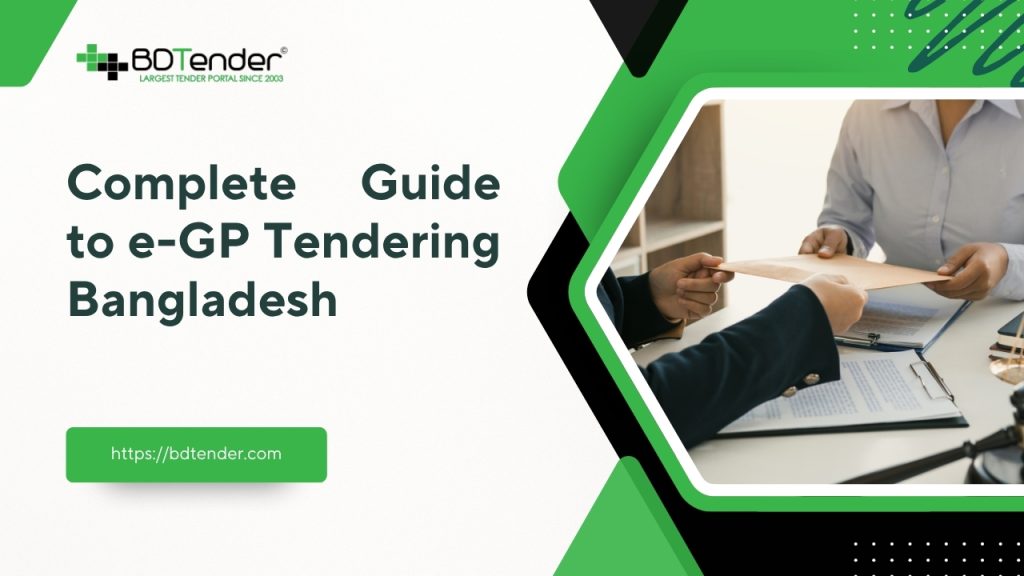 egp tender Process in Bangladesh – Full Guide 2025